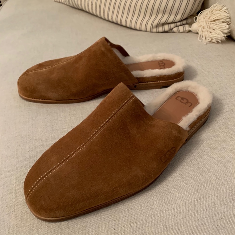 Ugg Chateau Genuine Shearling Lined Slipper Size 9 - Gem